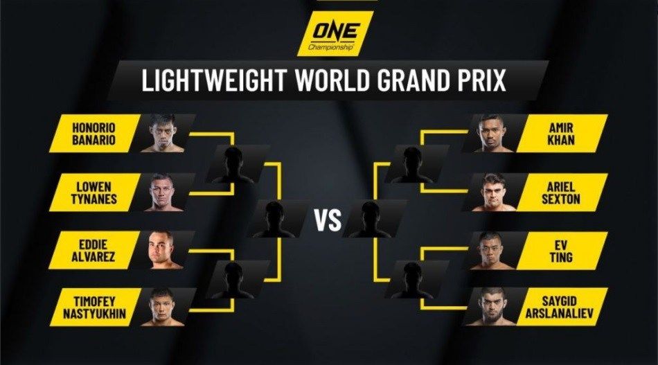Full bracket for ONE Lightweight Grand Prix released | Asian MMA