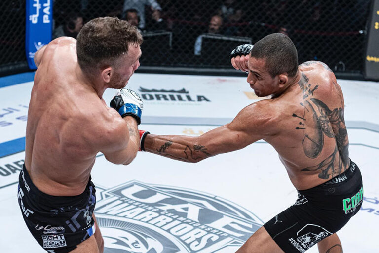 Bruno Machado beats Mickael Lebout at UAE Warriors 15 | Asian MMA