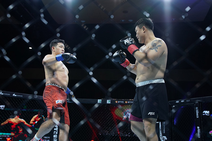 Jae Young Kim beats Sang Il Ahn at AFC 15 | Asian MMA