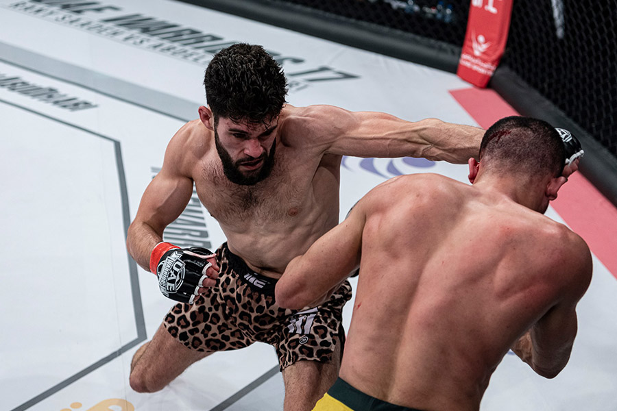 Rany Saadeh beats Abdel Ali Hariri at UAE Warriors 17 | Asian MMA