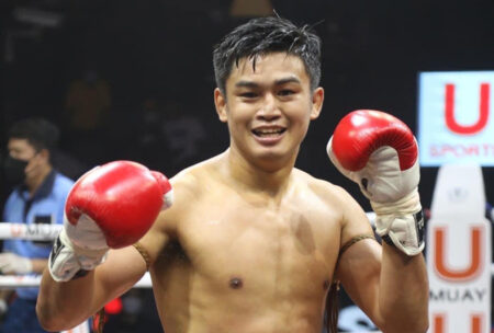 Watch Sangmanee score scary tomahawk elbow KO! | Asian MMA