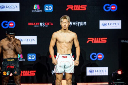 Kota Miura shows his football skills! | Asian MMA