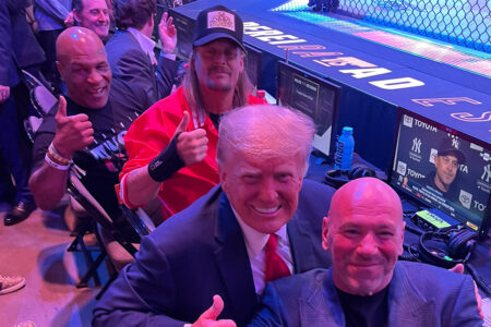 Donald Trump, Kid Rock and Mike Tyson were at UFC 287 | Asian MMA