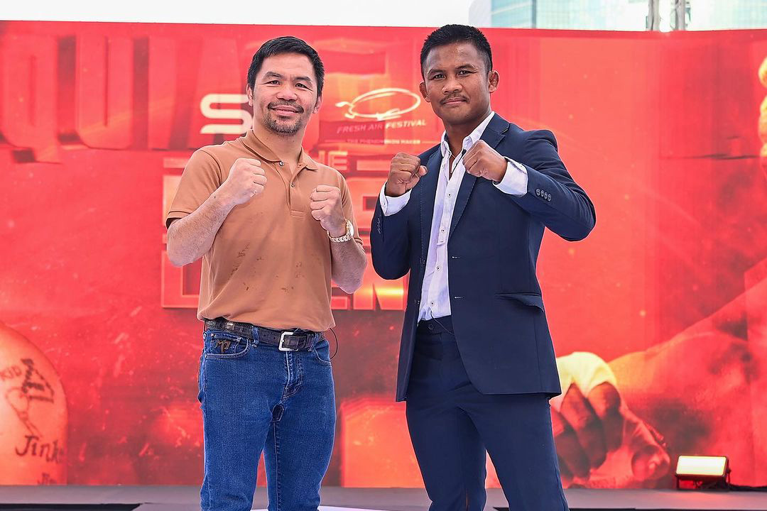 Manny Pacquiao embraces Eman Bacosa after first win | Asian MMA
